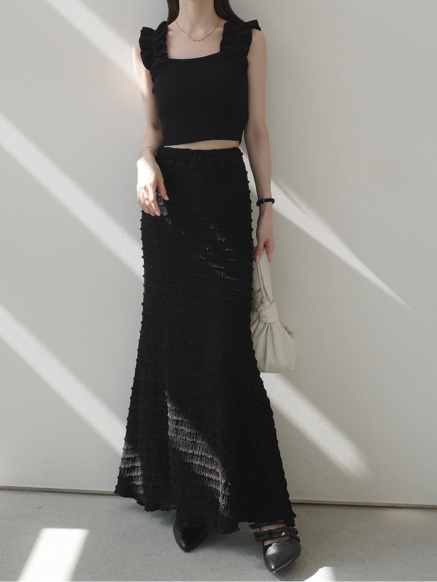 【RE ARRIVAL】frill line mermaid skirt Bottoms